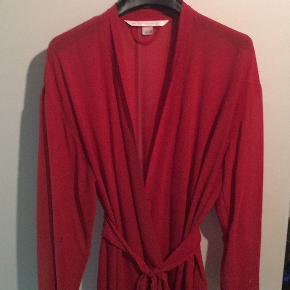 Victoria’s Secret Sheer Robe With Attached Belt - Gem